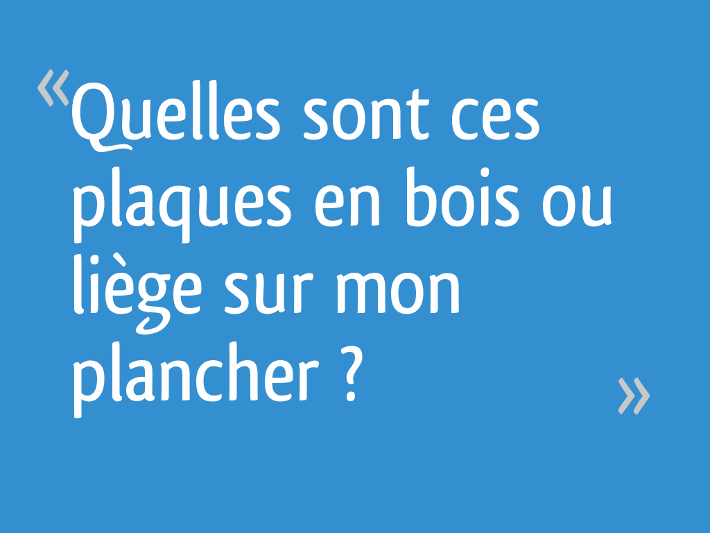 Qu'es ce que c'est? - 15 messages