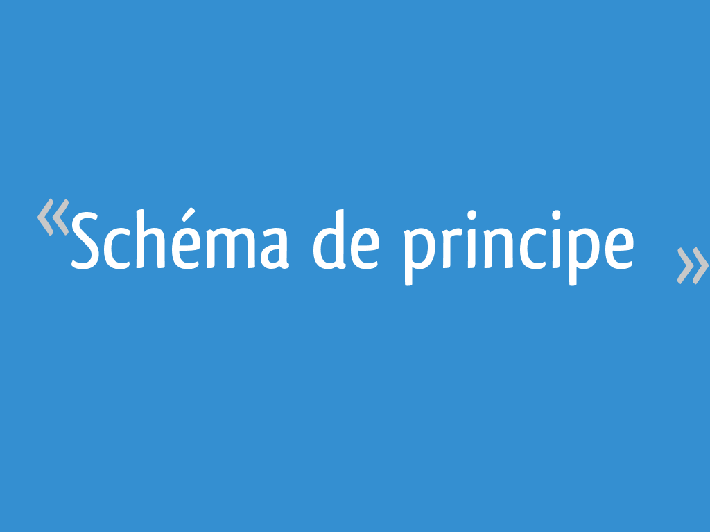 Schéma de principe - 21 messages