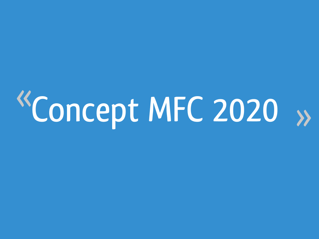 Concept MFC 2020 - 7 messages