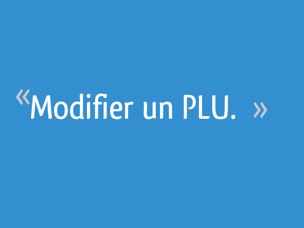 Modifier un PLU. - 13 messages