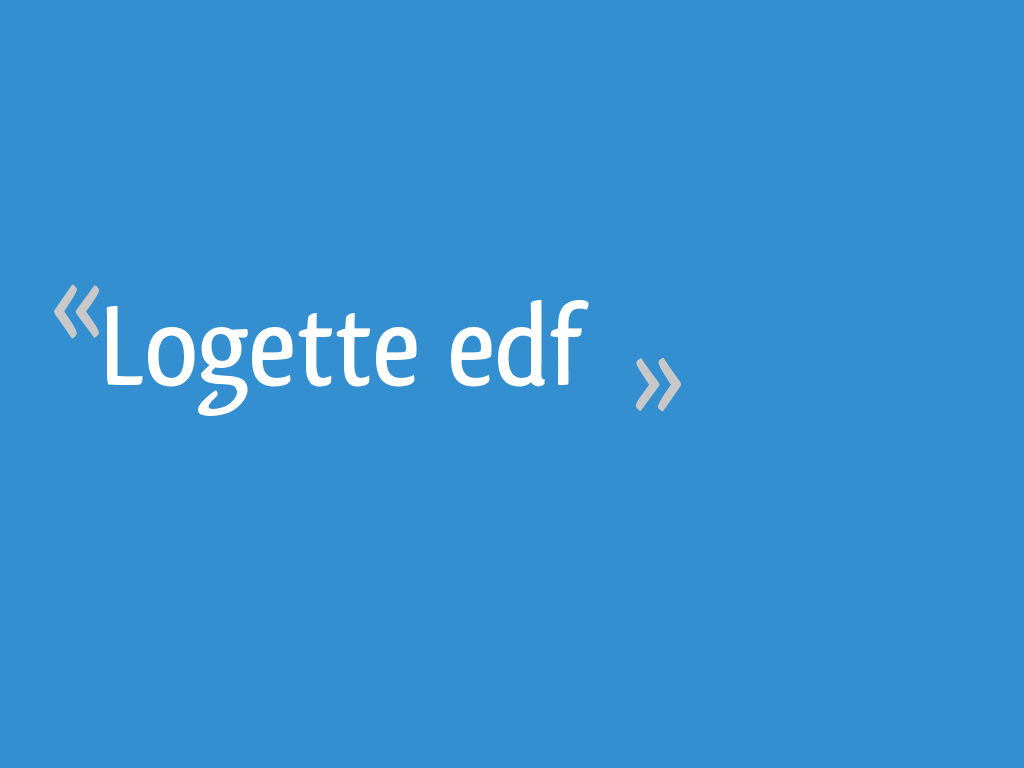Logette edf