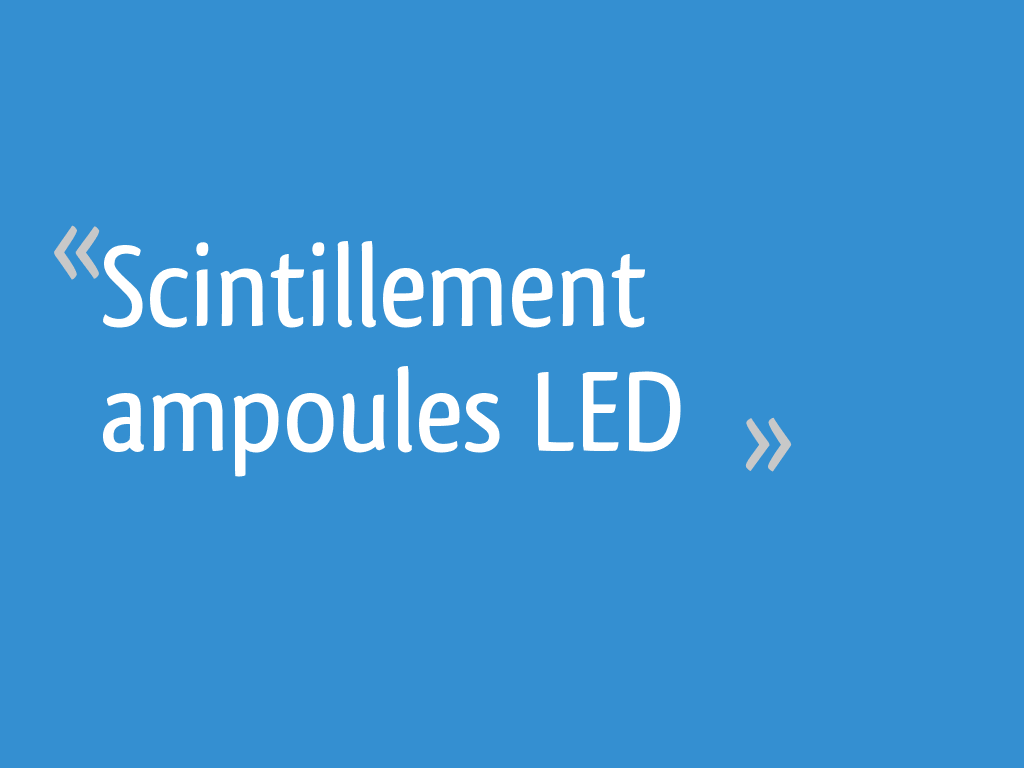 Scintillement ampoules LED - 12 messages