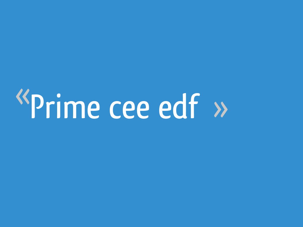 Prime cee edf - 17 messages