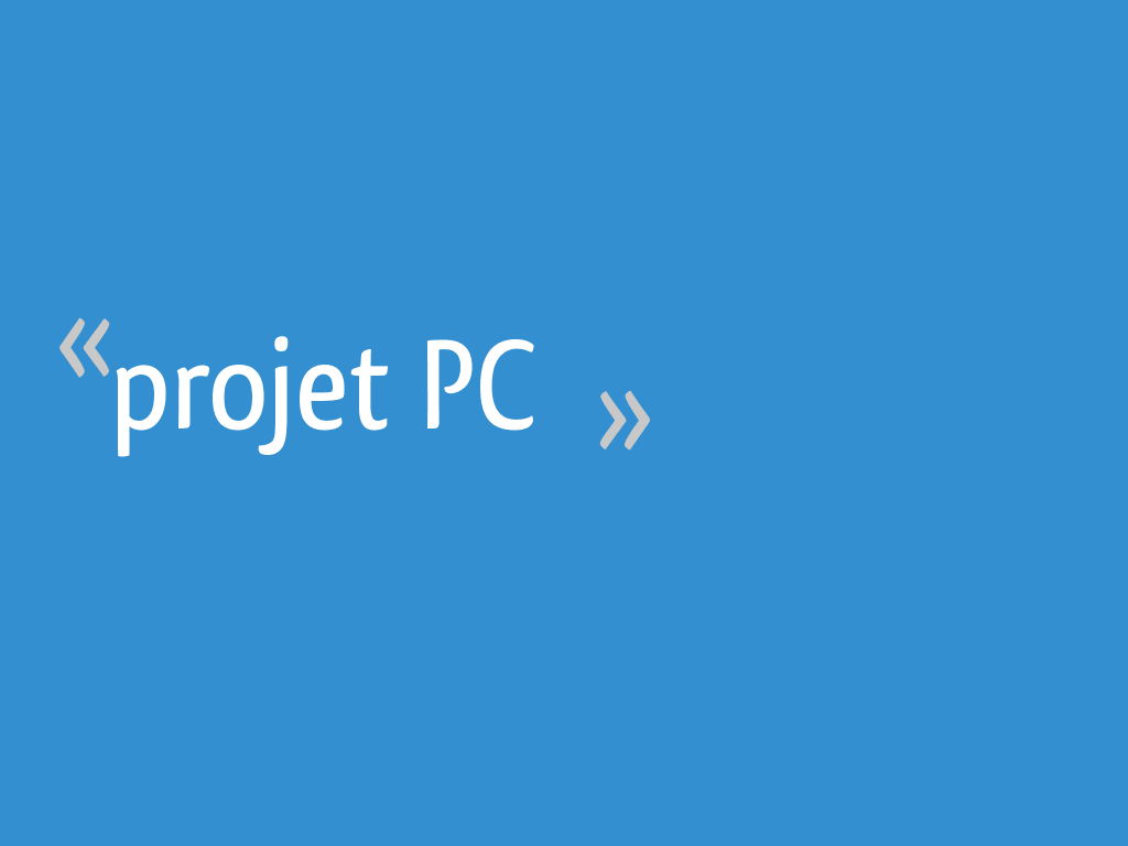 Projet PC - 4 messages