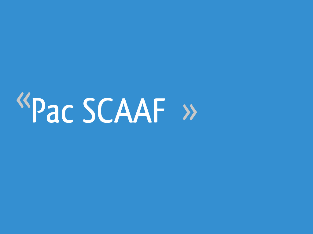 Pac SCAAF - 53 messages