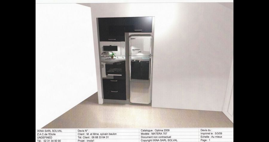 aménager une cuisine de moins de 8m2, Calvados